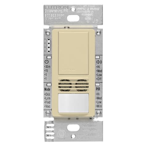 Buy Lutron Maestro Dual Tech Occupancy Sensor Switch Neutral Required 6 Amp 3 Way Multi