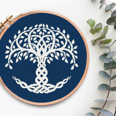 Tree Of Life Cross Stitch Pattern Etsy