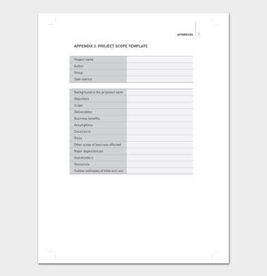 20 Project Scope Templates And Examples Free Download Word PDF