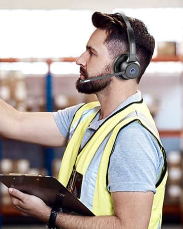 Amazon Com KONNAO Wireless Headset With AI Noise Cancelling Microphone V5 3 Wireless