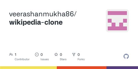 github veerashanmukha86 wikipedia clone