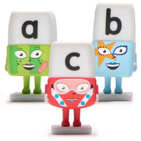 Alphablocks Alphabet Character Set 26 Letter Educational Phonics Pla