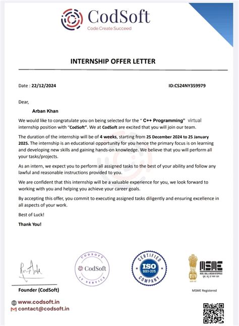 Internship Intern Codesoftinternship Codesoft Connections Share