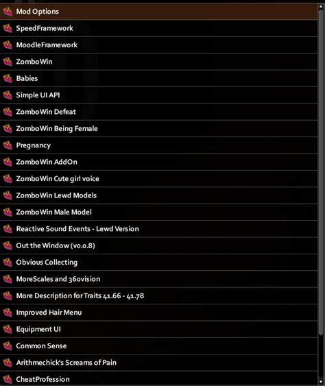 Project Zomboid Zombowin A Zombolewd Framework Mod Downloads