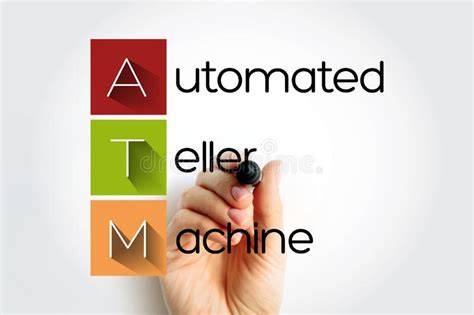 Atm Automated Teller Machine Electronic Banking Outlets That Allow
