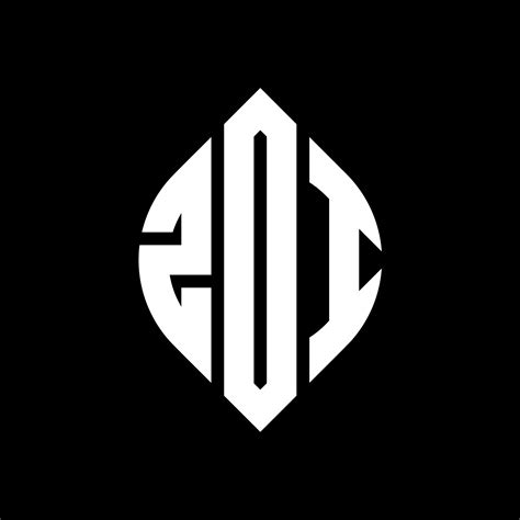 Zoi Circle Letter Logo Design With Circle And Ellipse Shape Zoi Ellipse Letters With