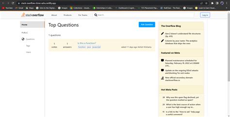 github ashuu11 stack overflow clone