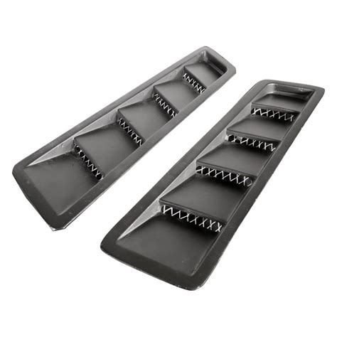Duraflex® 116153 Race Style Fiberglass Hood Louver Vents Unpainted