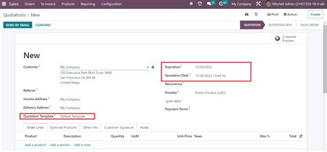 How To Add Sections Notes And Subtotals In A Quotation Using Odoo 16 Sales