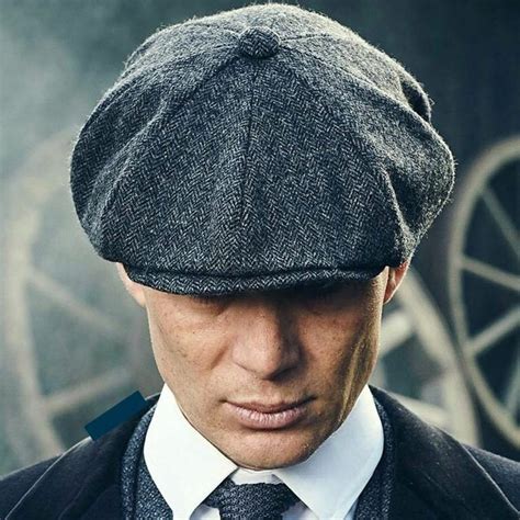 Peaky Blinders Flat Cap Logo T Shirt Size S Black White Flat Cap Hat