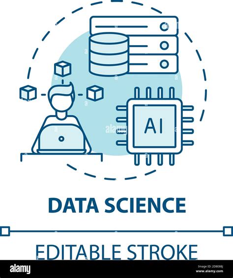 Data Science Concept Icon Stock Vector Image And Art Alamy