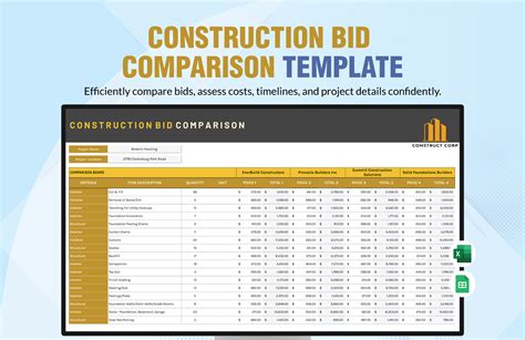 comparison templates in excel free download