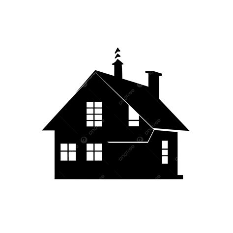 흰색 바탕에 작은 검은 집 벡터 흰색 배경에 휴가 집의 단순한 검은 아이콘 그림자 없음 작은 프레임 중앙 Png 일러스트 및 벡터 에 대한 무료 다운로드 Pngtree