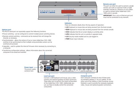 AVX US Adder AdderView CATx X KVMA Switch