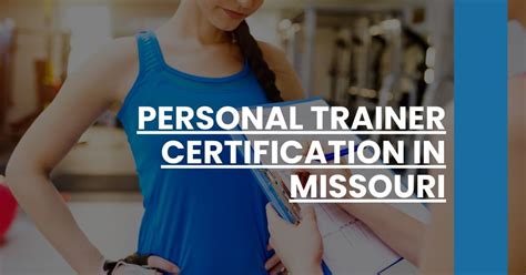 Personal Trainer Certification In Missouri Trainer Prep