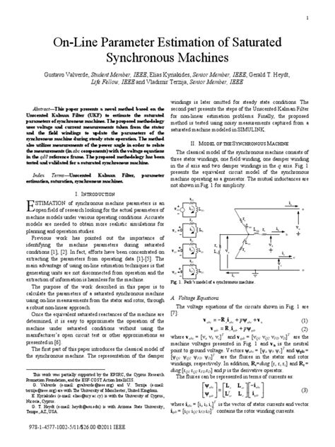 parameter synchronous machine pdf teaching mathematics