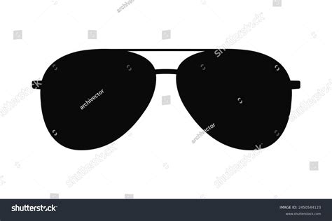 Sunglasses Graphic Icon Black Sunglasses Sign Stock Vector Royalty