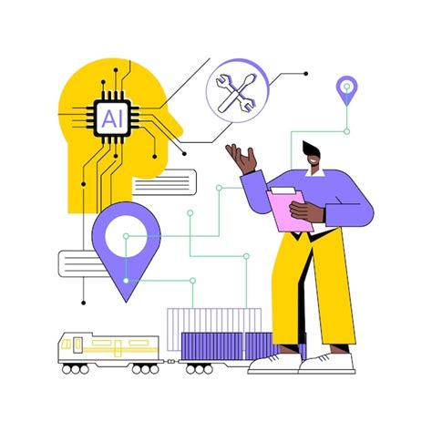 Premium Vector Predictive Maintenance Solutions With Ai Abstract