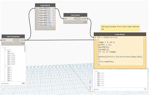 How To Use Pointbycoordinates In Code Block Geometry Dynamo