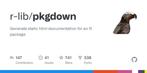 Github R Libpkgdown Generate Static Html Documentation For An R Package