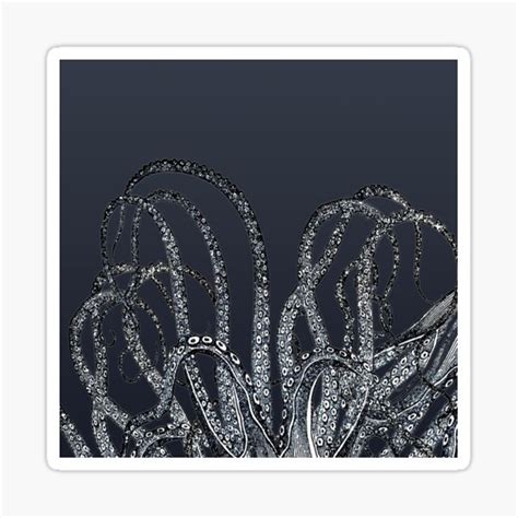 Tentacles Sticker For Sale By Erinopar Redbubble