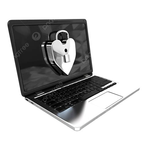 Ilustração 3d De Segurança De Laptop Png Segurança Para Laptop