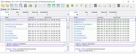AccdbMerge Diff And Merge Tool For Microsoft Access Files