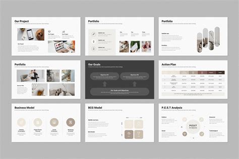 Business Strategy Powerpoint Template Nulivo Market