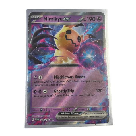 Pokemon Tcg Mimikyu Ex 069159 Journey Together Appleby Games