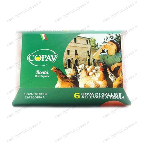 Uova Fresche Copav Di Galline Allevate A Terra Cat A X 6