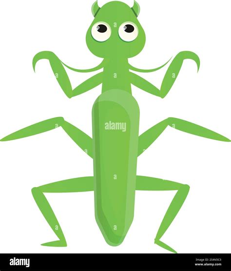 Female Mantis Icon Cartoon Of Female Mantis Vector Icon For Web Design Isolated On White