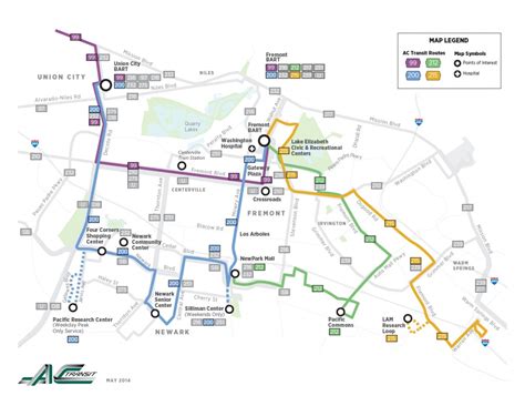 Ac Transit Bus Route Map