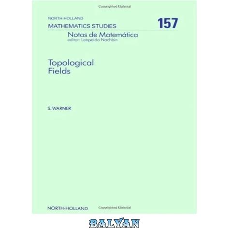 خرید و قیمت دانلود کتاب Topological Fields ترب