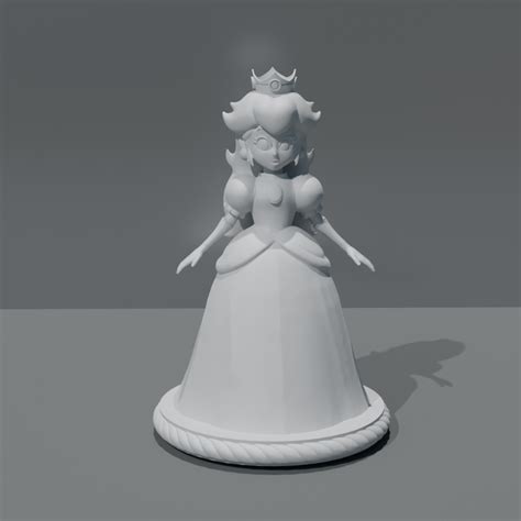 👸 Princess Peach Easy Print・free 3d File For ・cults