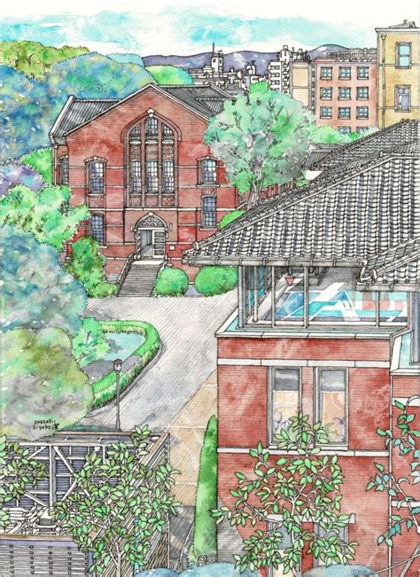 同志社大学 有終館 山口潔子アートワークス