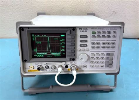 Hp 8593e Spectrum Analyzer 9 Khz 22 Ghz Calibrated Options Tg Nbw Ocxo Demod Second Life