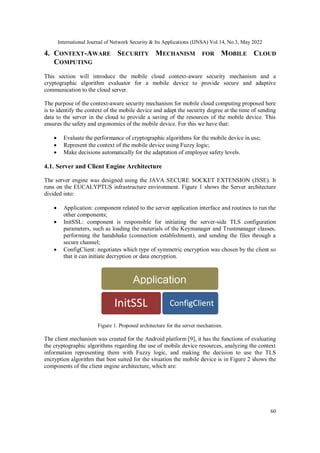 CONTEXT AWARE SECURITY MECHANISM FOR MOBILE CLOUD COMPUTING PDF