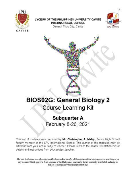 Lecture 1 Recombinant Dna Technology Pdf