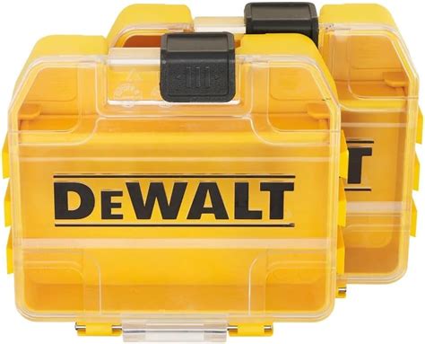 Dewalt Small Bit Storage Case Double Pack Uk Diy And Tools