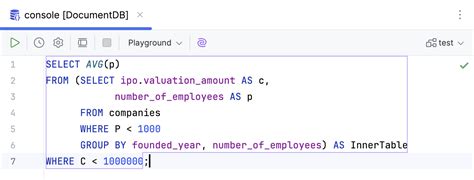 Sql For Mongodb Rustrover Documentation