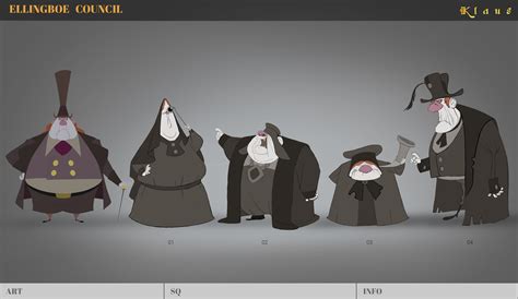 Klaus 2019 Part 3 Model Sheets Turnarounds Character References Concept Art R