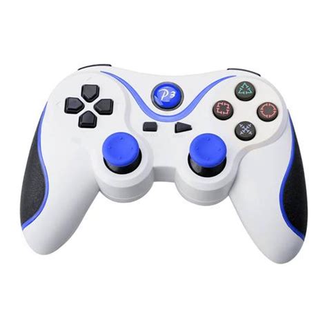 Bluetooth Wireless Gamepad For PS System Software White Blue