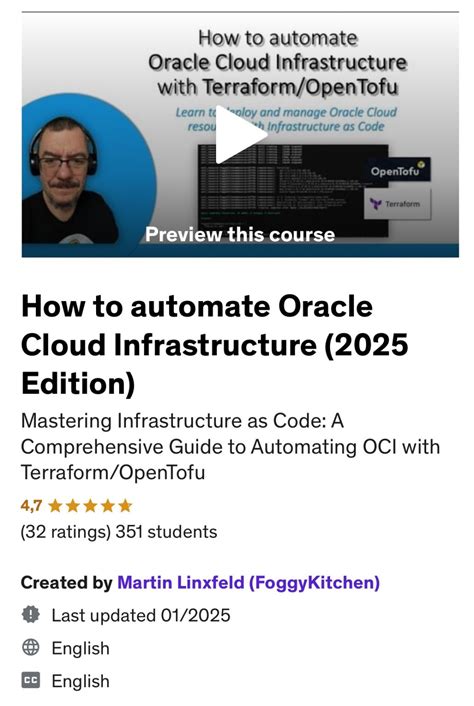Martin Linxfeld Aka Luke Martin Feldman On Linkedin Oraclecloud Terraform Opentofu