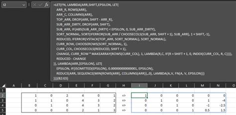 Formula For Rref Without Vbscript Rexcel