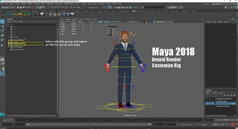 Anna And Andy Cartoon Rig 3d Model By Pradipta