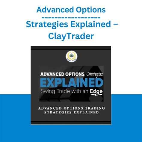 Claytrader Advanced Options Strategies Explained