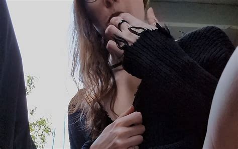 Very Sneaky Jerking Cum On The Porch Shemale Ladybabe Porn Feat WetZemu By FapHouse XHamster