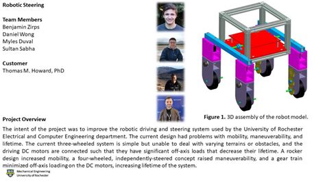 Robotic Steering Senior Design Day