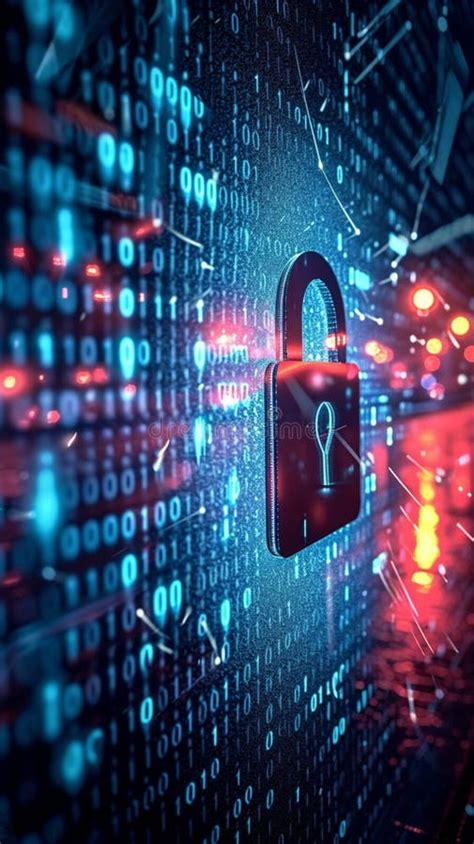 Cybersecurity Awareness Safeguard Your Data From Potential Cyber Threats Stock Illustration