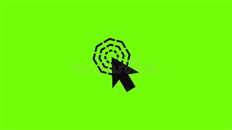 Arrow Cursor Click Animated Icon Mouse Click Symbol With Spark On